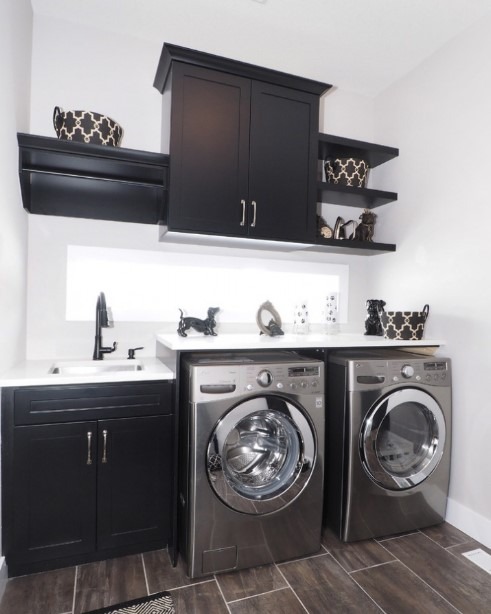 28+ Small Laundry Room Ideas and Cabinets Designs - ARCHLUX.NET